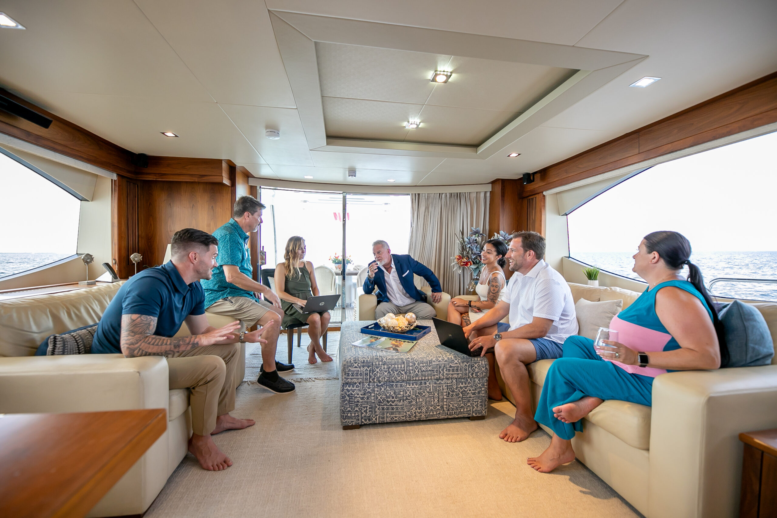 Company Yacht Party | Party Boat Rental in Tampa Bay | Sunburst Yacht ...